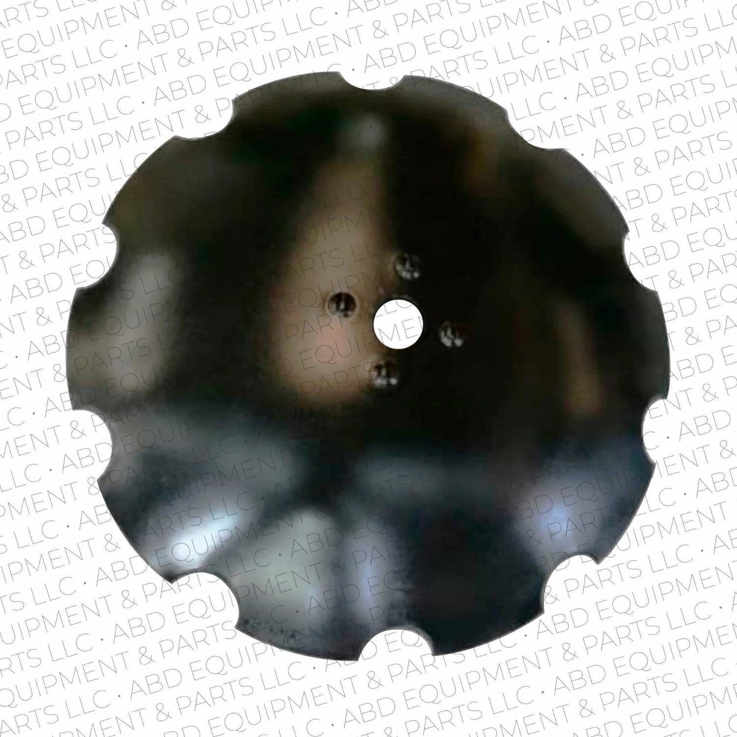 28″ x 10 mm Notched Disc Blades 2 1/8 inch Rd with 4 Dimples