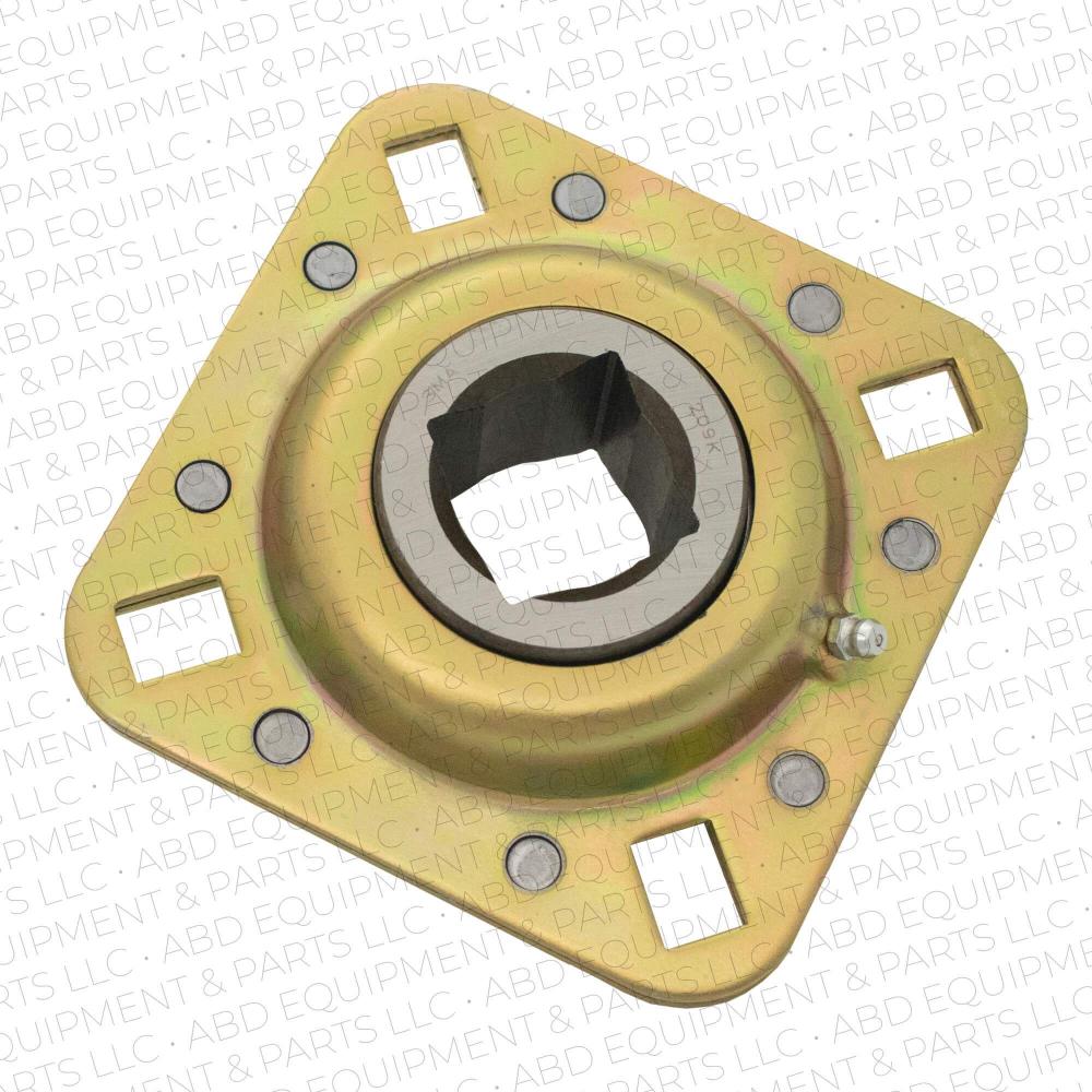 Flange Disc Harrow Bearing Square Bore 1 1/4 inch - Riveted
